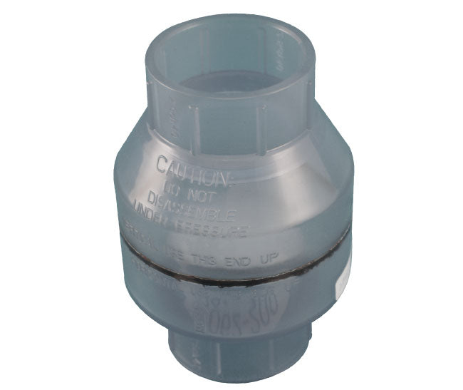 CMP 25062-209-000 Check Valve, Clear Swing, 2" Socket – Premier Pool & Spa