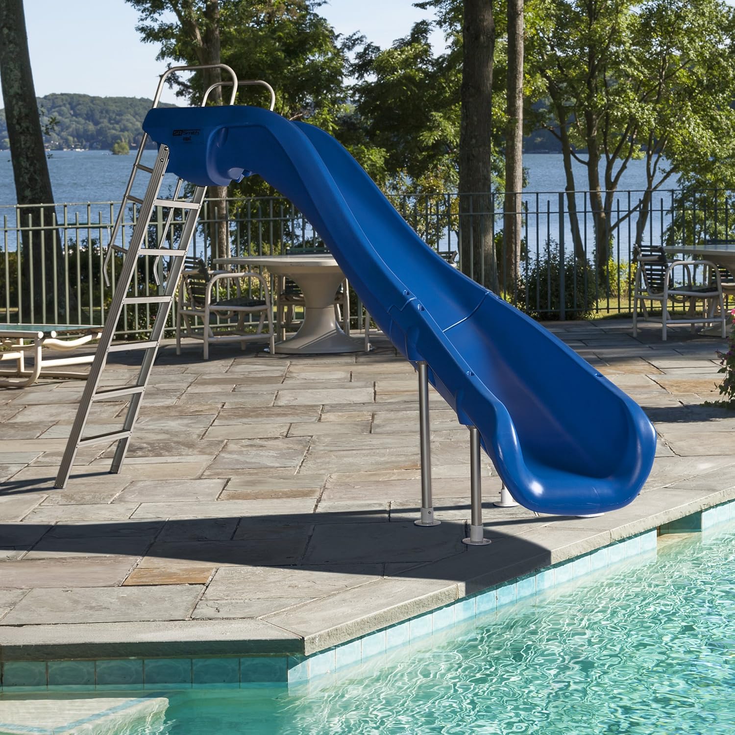 S.R. Smith 610-209-5813 Rogue 2 Pool Slide, Blue, Right – Premier Pool ...