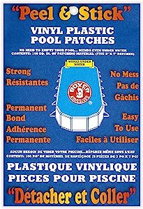 Boxer Adhesives #30 Vinyl Plastic Pool Patches (Tape) 40 sq in. Carded ...