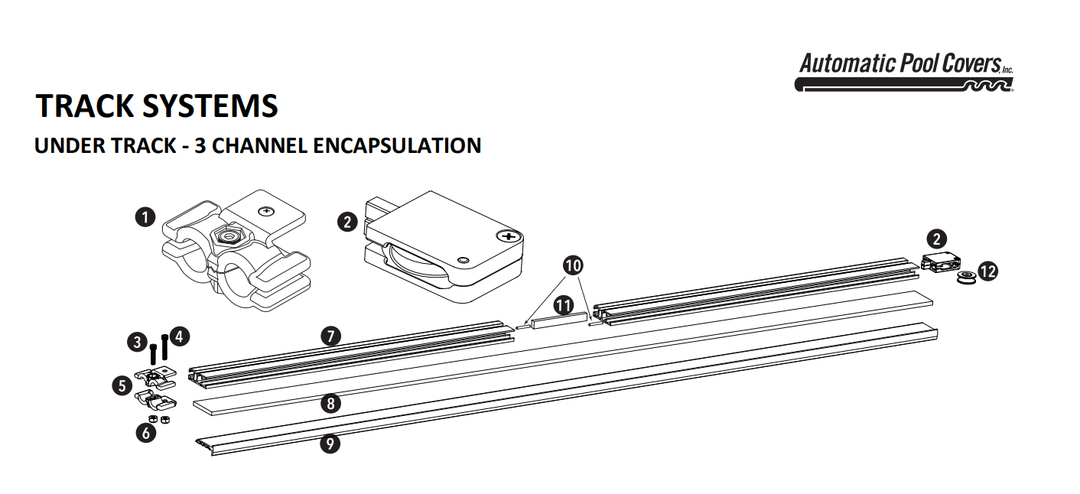 APC Track Systems Under Track 3 Channel Encapsulation – Premier Pool & Spa