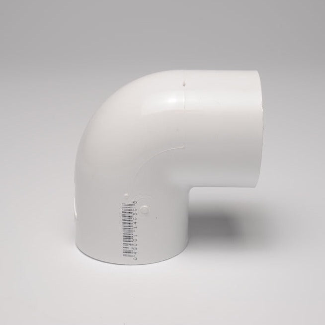 Dura Plastics 406-015S PVC Fitting 1-1/2" Schedule 40 PVC Sweep 90 Elb ...